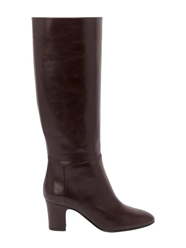 Alberta Ferretti Goatskin Knee High Boots - Multicolor