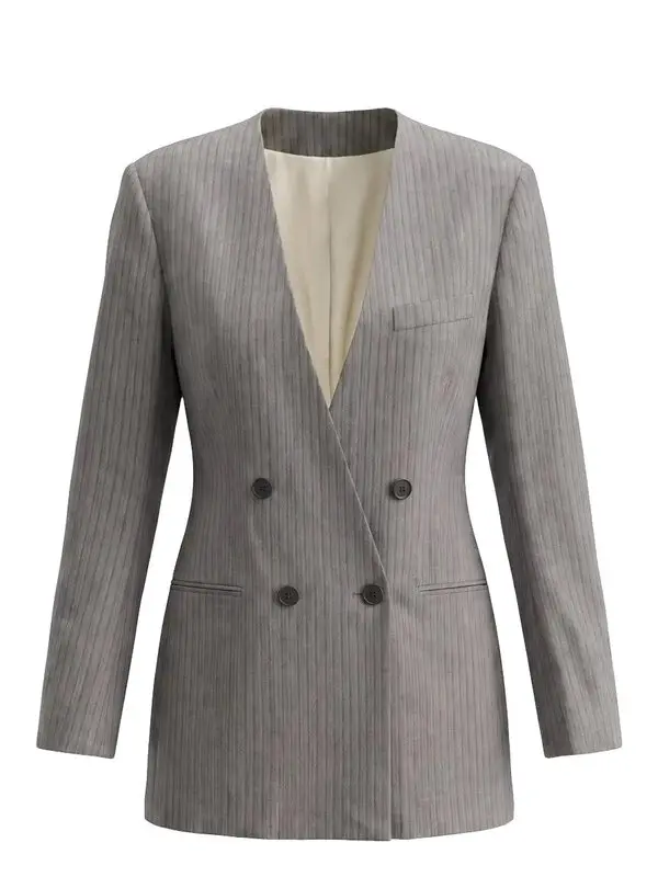 Alberta Ferretti Double-breasted Blazer - Multicolor
