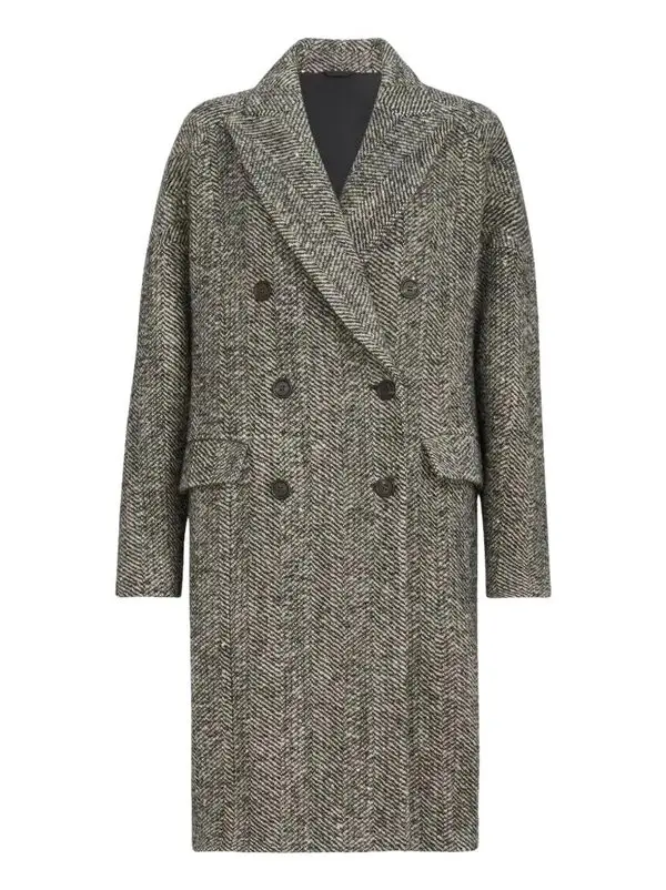 Brunello Cucinelli Overcoat - Multicolor