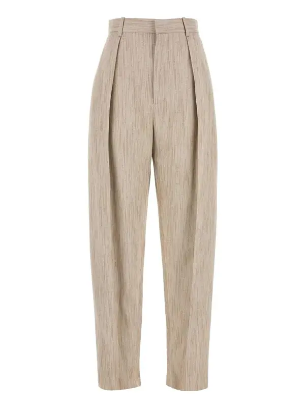 Bottega Veneta Viscosa Blend Pant - Brown