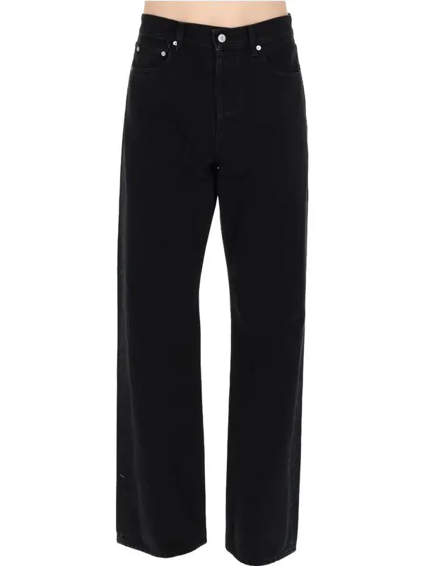 Jacquemus Straight Leg Jeans - Black