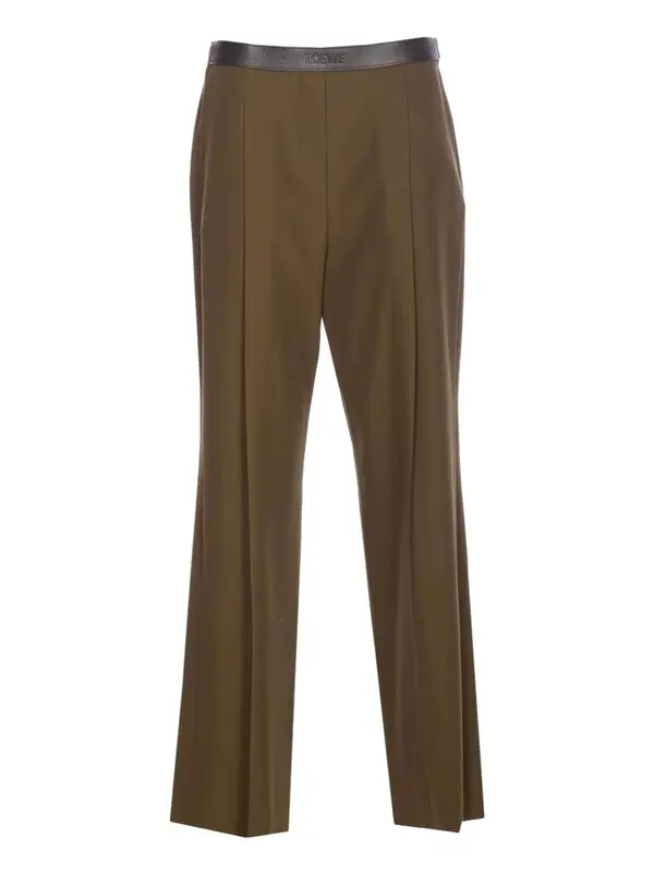 Loewe Logo Pants - Green