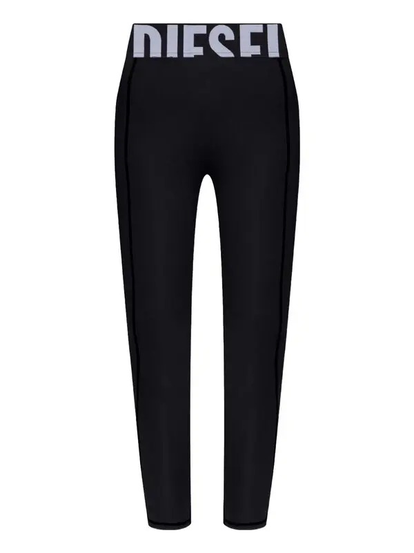 DIESEL® Logo Nylon Leggings - Multicolor
