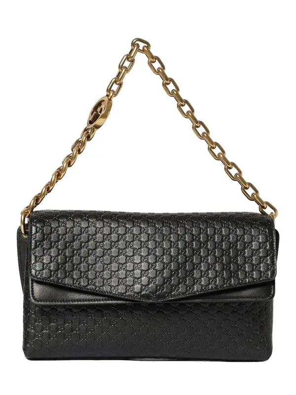 Gucci Medium Chain Shoulder Bag - Black