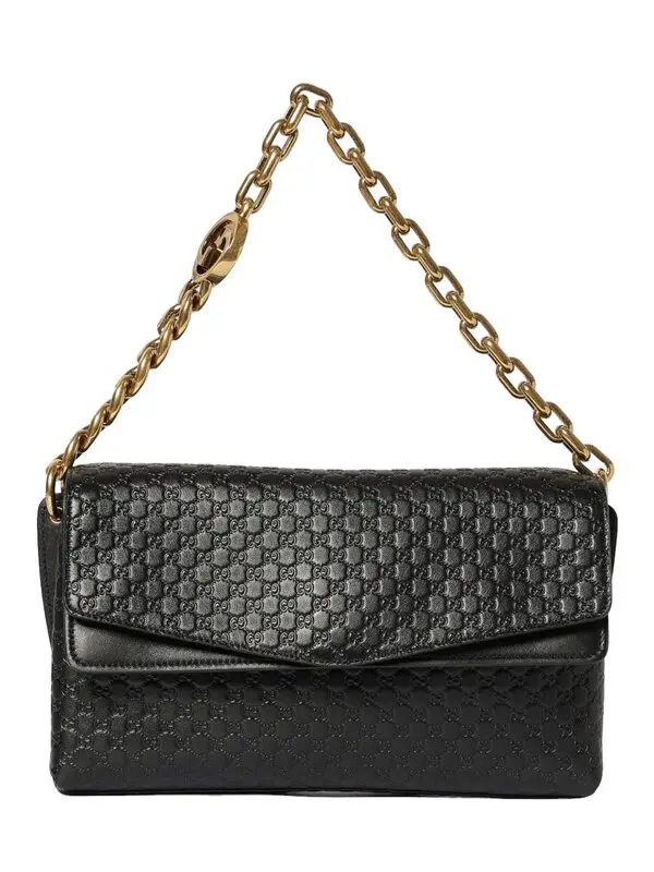 Gucci Medium Chain Shoulder Bag - Black