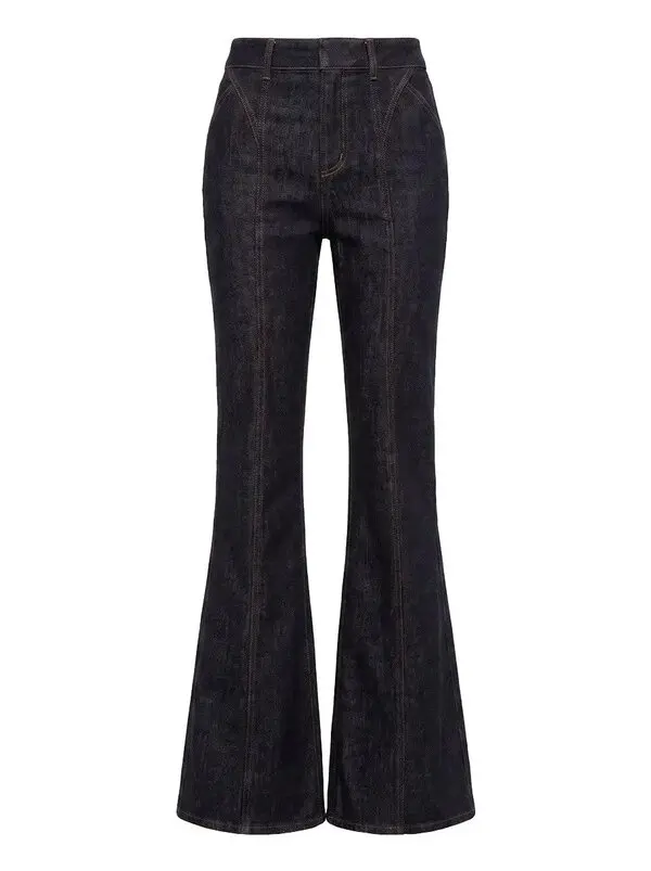 SELF-PORTRAIT High Waisted Denim Jeans - Multicolor