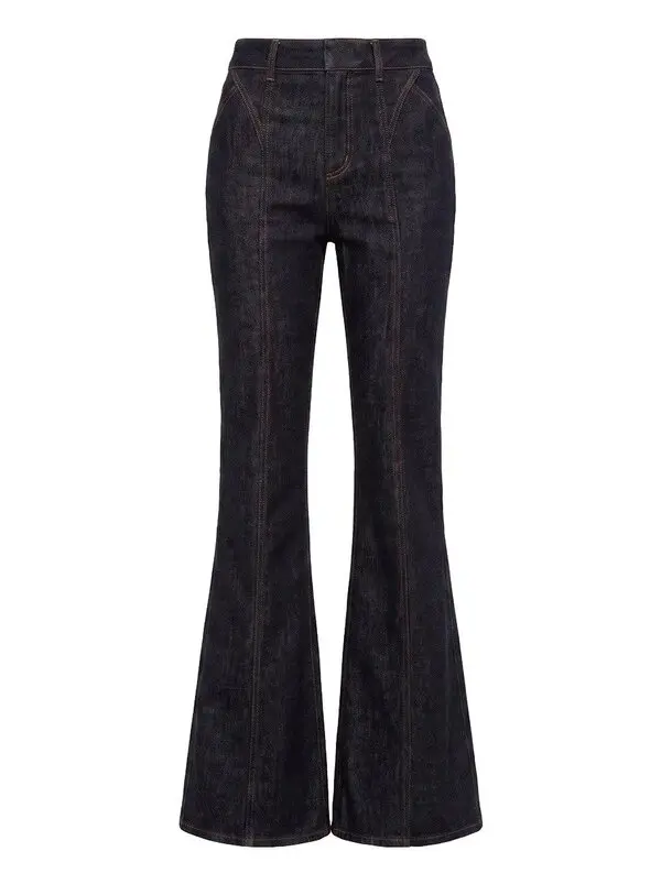 SELF-PORTRAIT High Waisted Denim Jeans - Multicolor