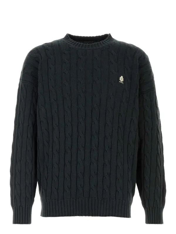 Prada Cable Knit Pullover - Black