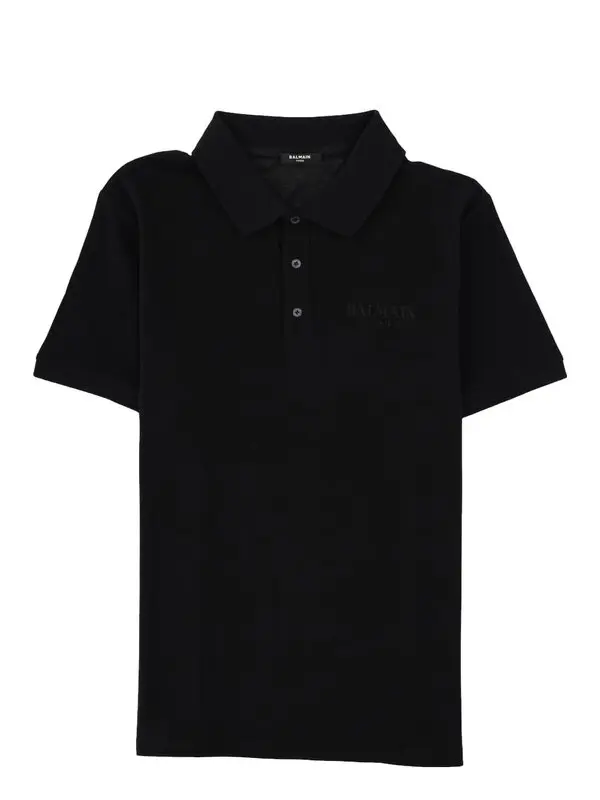 Balmain Polo Con Logo - Black