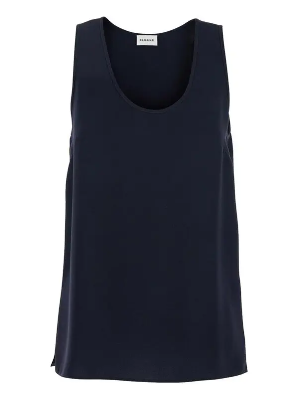 P.a.r.o.s.h Sleeveless Tech Fabric Top - Multicolor