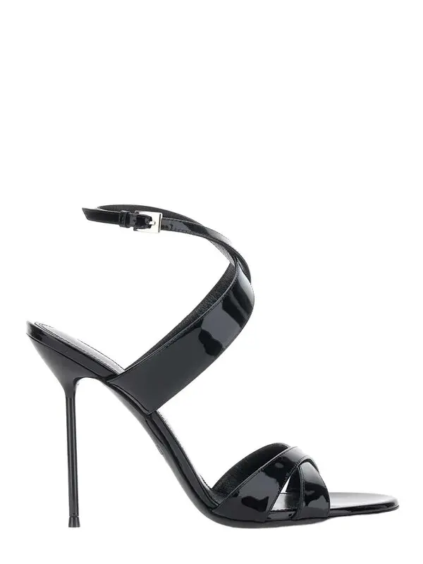 Paris Texas Lidia Sandals With Crisscross Design - Black