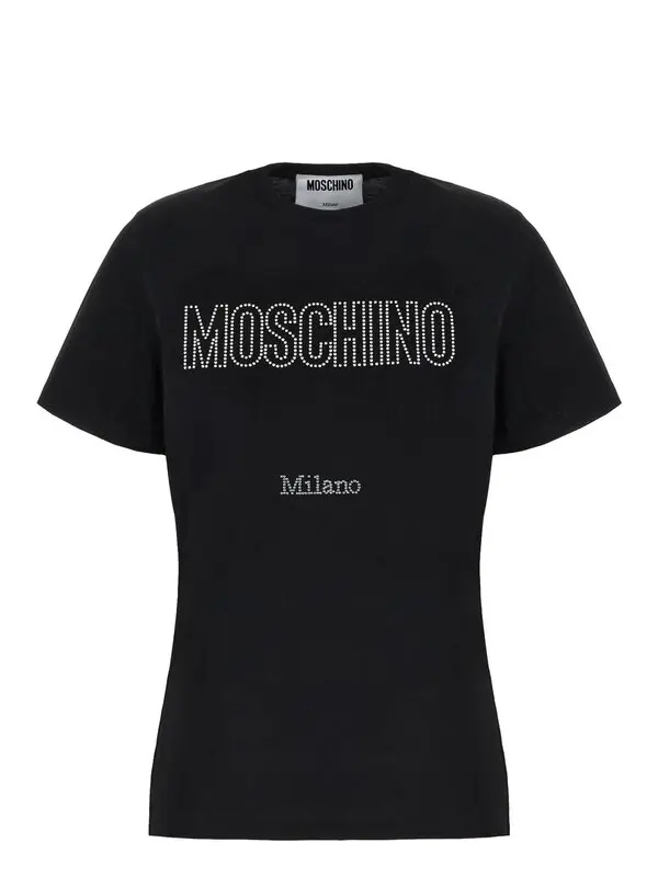 Moschino Embellished Logo T-shirt - Multicolor