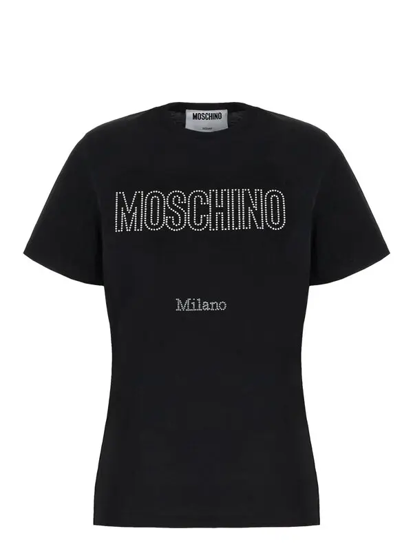 Moschino Embellished Logo T-shirt - Multicolor