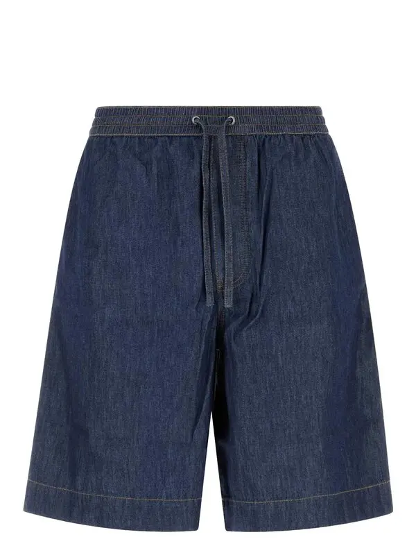 Loewe Chambray Bermuda Shorts - Blue