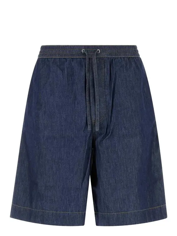 Loewe Chambray Bermuda Shorts - Blue