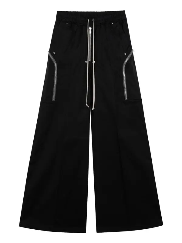 Rick Owens Cotton Trousers - Black