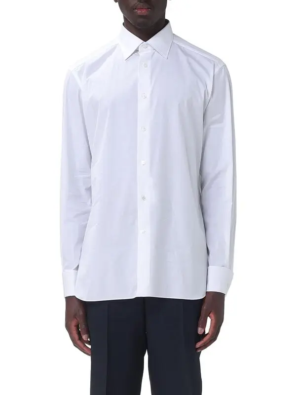 Zegna Classic Stretch Poplin Shirt - White