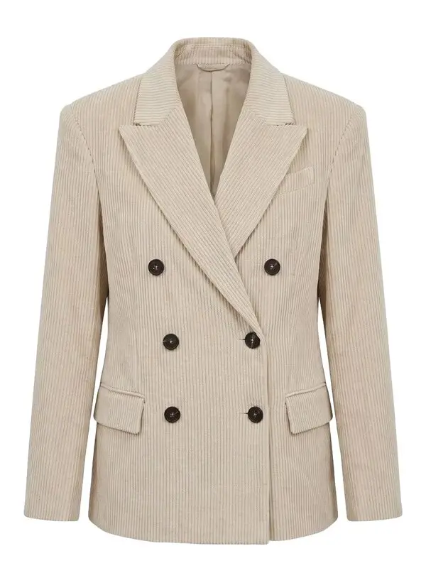 Brunello Cucinelli Cotton Suit-type Jacket - Multicolor