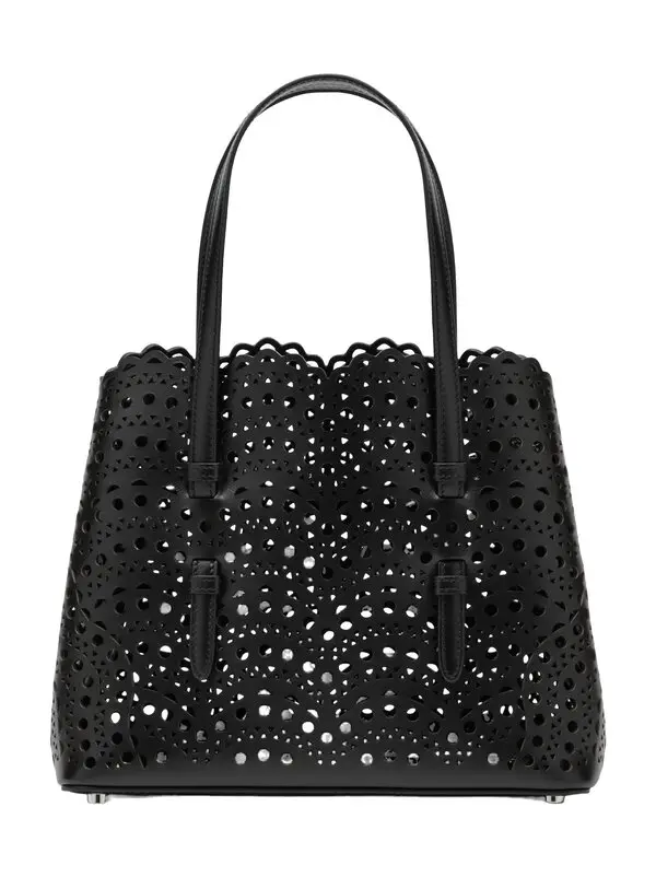 Alaïa Vienne Motif Tote Bag - Black