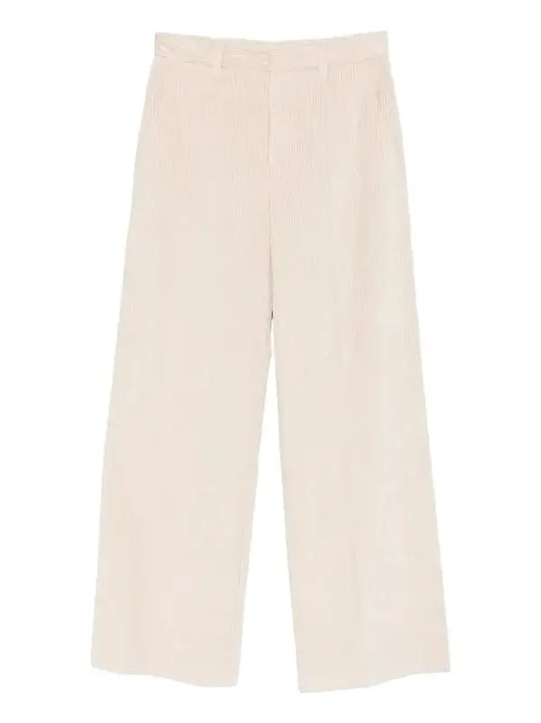 Brunello Cucinelli Corduroy Loose Pants With Monili - Multicolor