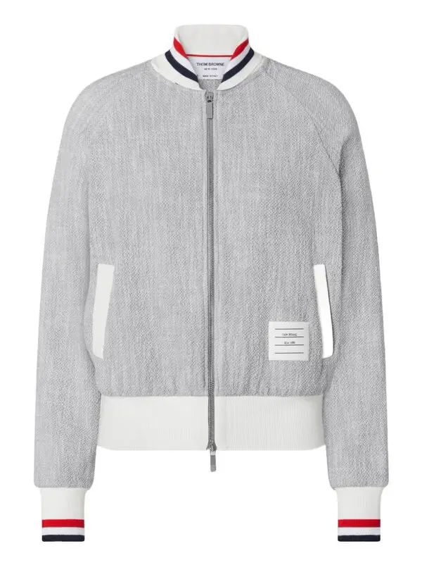 Thom Browne Rwb Cotton Bomber Jacket - Multicolor