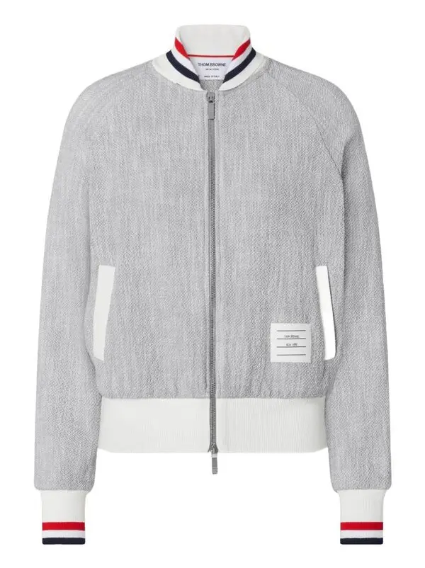 Thom Browne Rwb Cotton Bomber Jacket - Multicolor