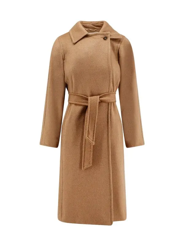 Max Mara Manuela Camel Hair Coat - Multicolor
