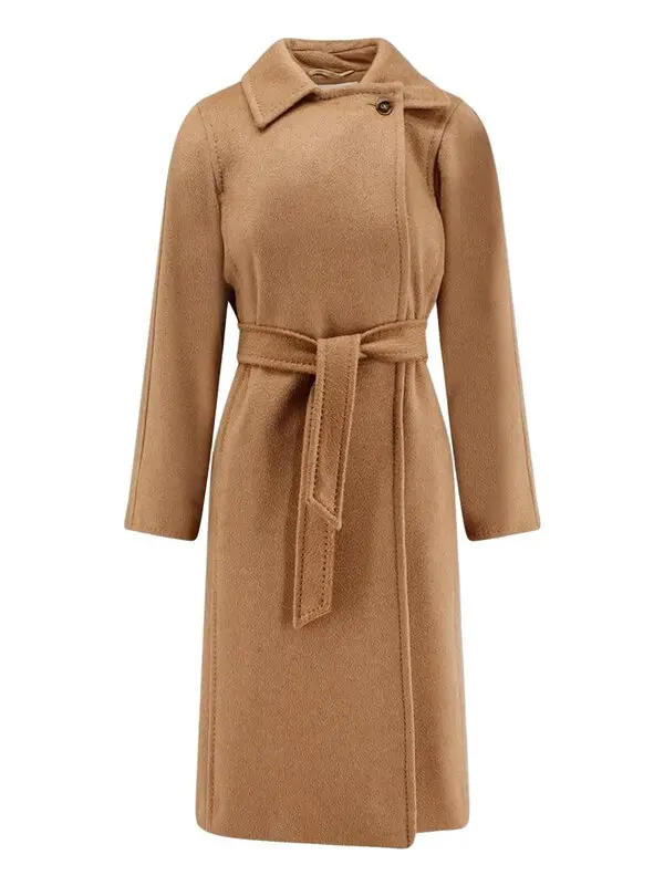 Max Mara Manuela Camel Hair Coat - Multicolor