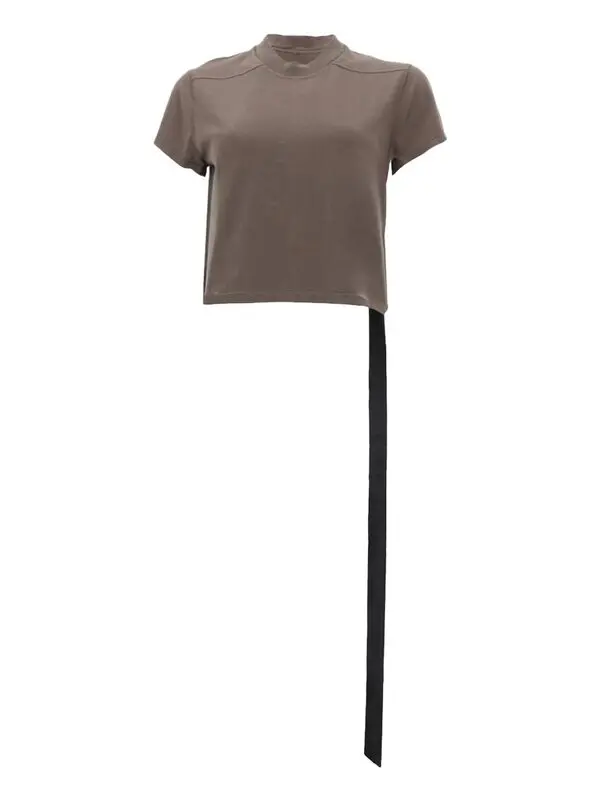 Rick Owens Cropped Small Level T T-shirt - Brown
