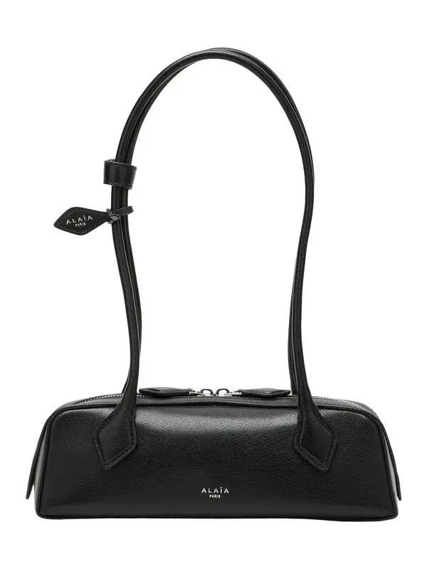 Alaïa Small Teckel Leather Bag - Black