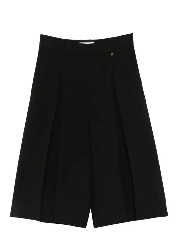 NISSA Plain Polyester Bermuda - Multicolor