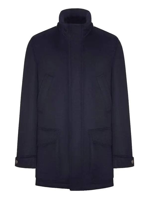 Brunello Cucinelli Cashmere Field Jacket - Blue