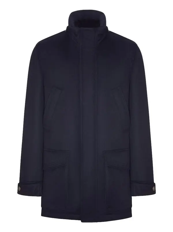 Brunello Cucinelli Cashmere Field Jacket - Blue
