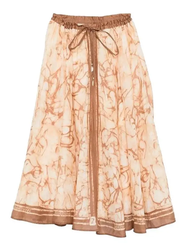 Zimmermann Neutrals Skirts Full Skirts - Cream