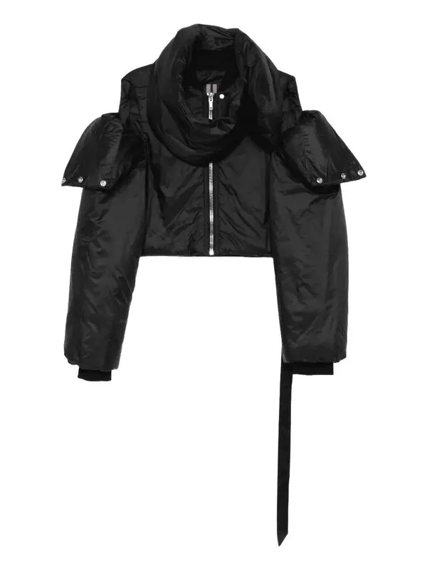 Rick Owens Convertible Down Jacket - Black