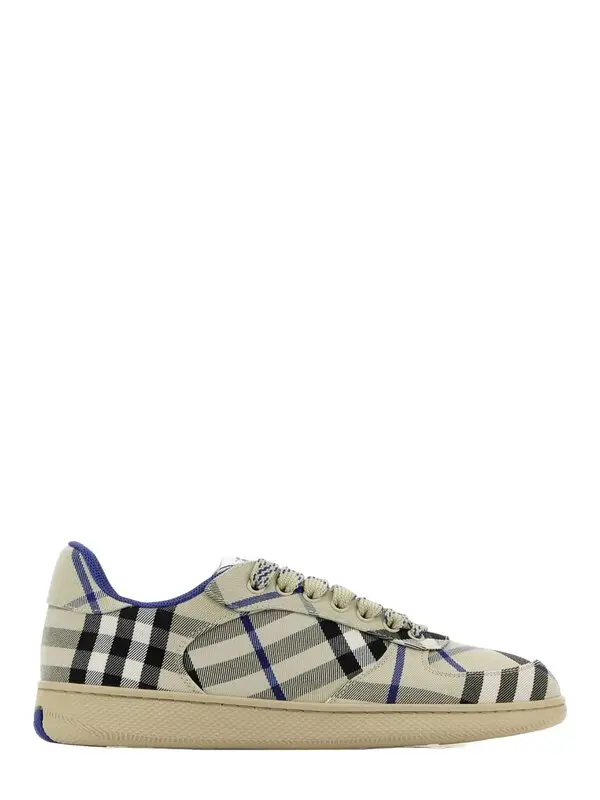 Burberry Embroidered Canvas Terrace Sneakers - Multicolor