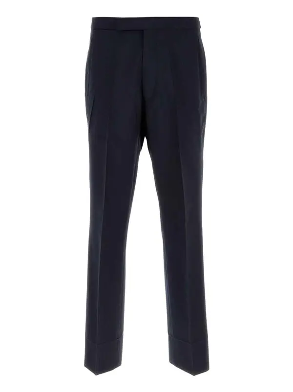 Prada Virgin Wool Trousers - Blue