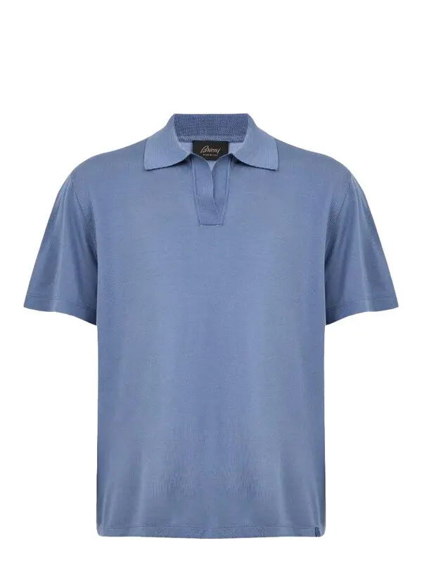 Brioni Silk Polo Shirt - Multicolor