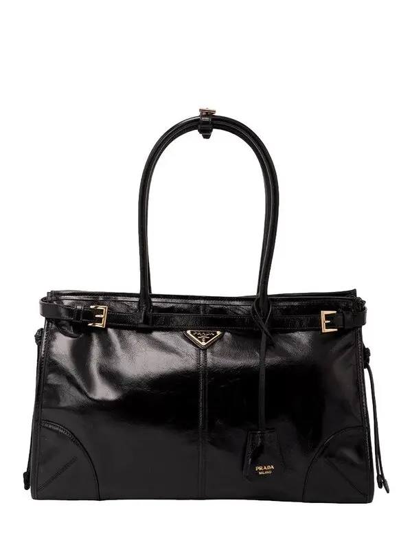 Prada Bonnie Large Leather Bag - Multicolor