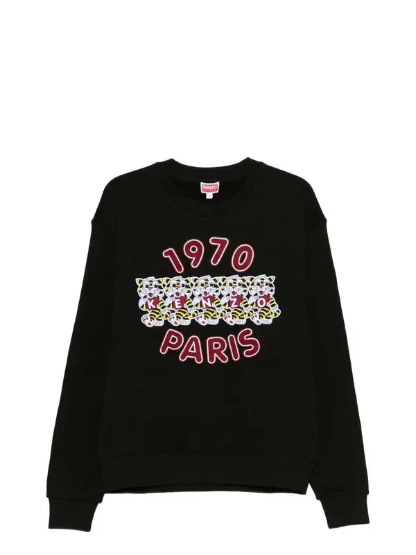 Kenzo Embroidered Sweatshirt - Black