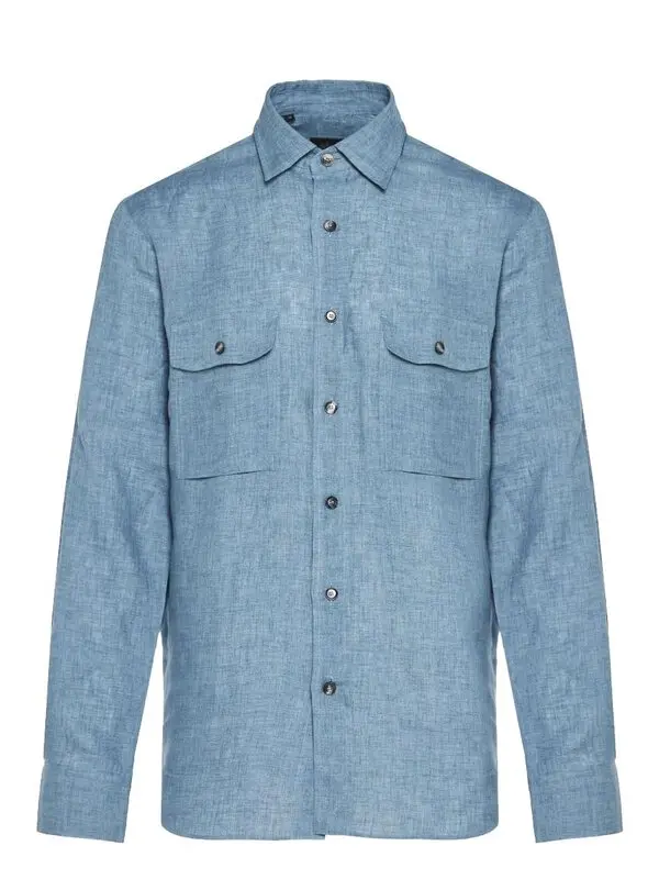 Brioni Linen Shirt - Multicolor