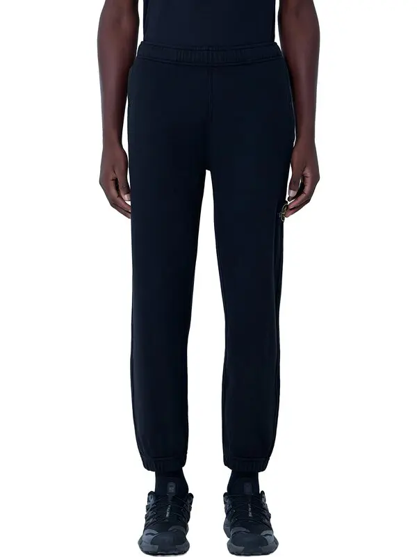 Stone Island Logo Patch Track Pants - Black