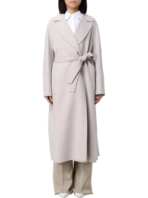 Max Mara Poldo Wool Coat - Cream