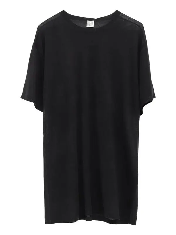 TOTEME Relaxed Fit T-shirt - Black