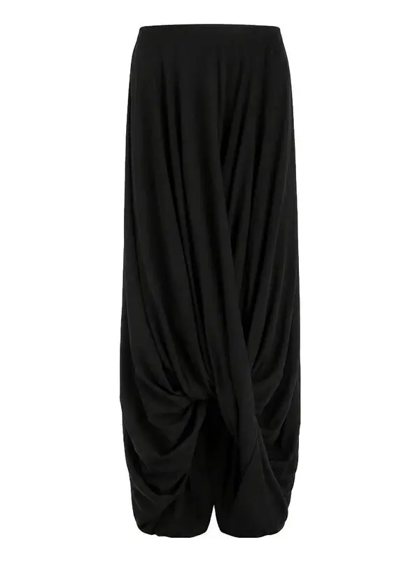 TOTEME Cocoon Midi Skirt - Black