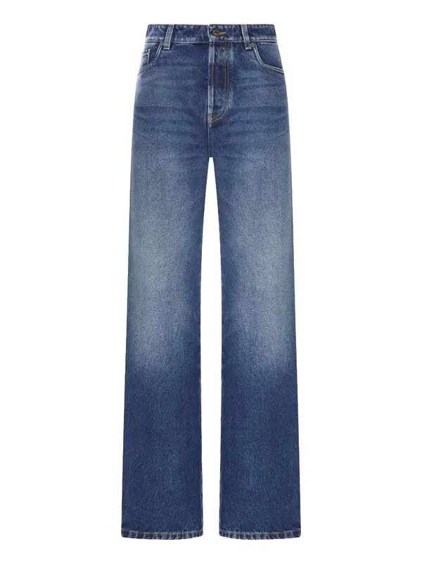 Miu Miu Wide-leg Jeans - Blue