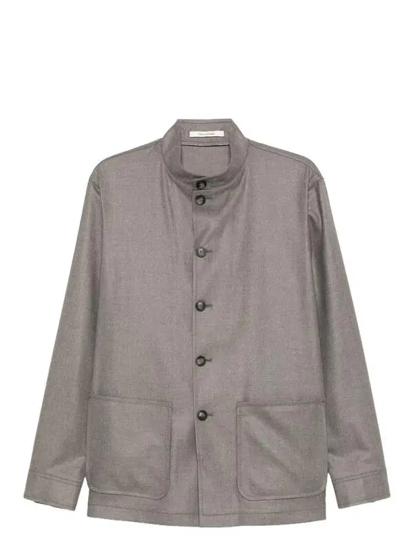Tagliatore Grey Jackets Shirt Jackets - Gray