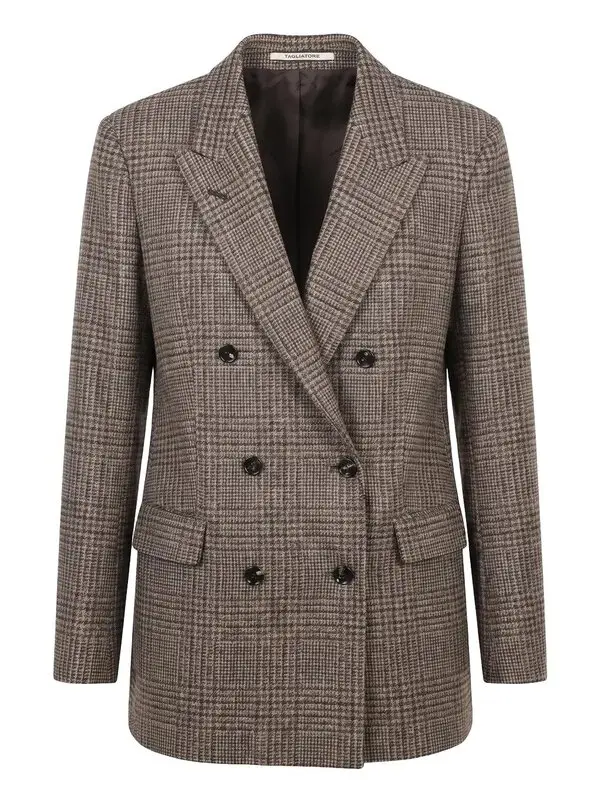 Tagliatore Jasmine Wool Double Breasted Blazer - Multicolor