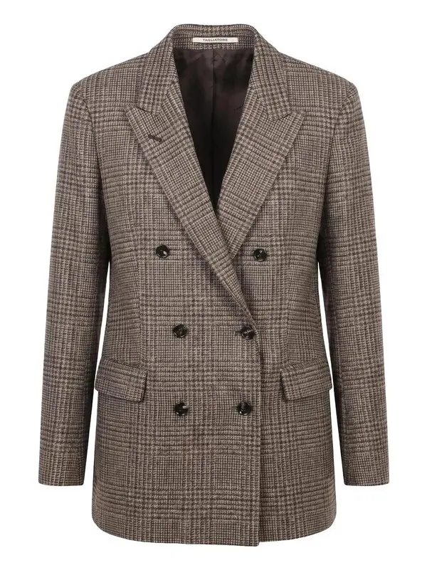 Tagliatore Jasmine Wool Double-breasted Blazer - Multicolor