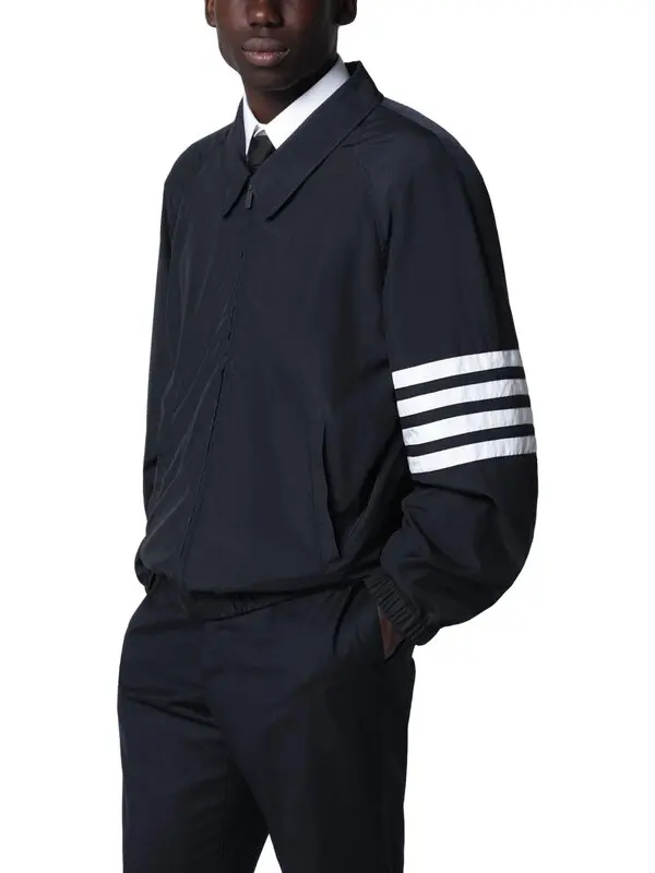 Thom Browne Lightweight Zip-up Jacket - Blue